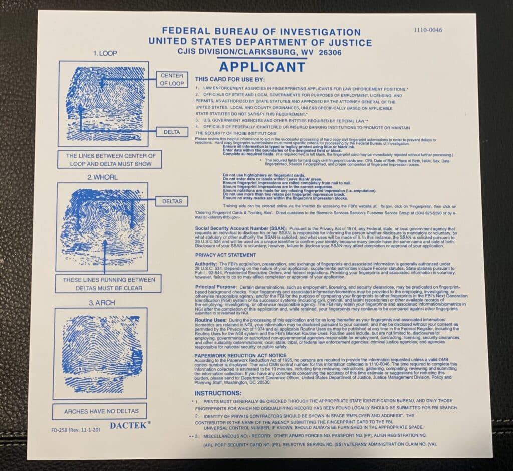 Charlotte Mobile Fingerprinting Service